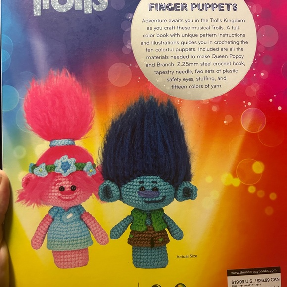 Trolls | Toys | Dreamworks Trolls Crochet Finger Puppets | Poshmark